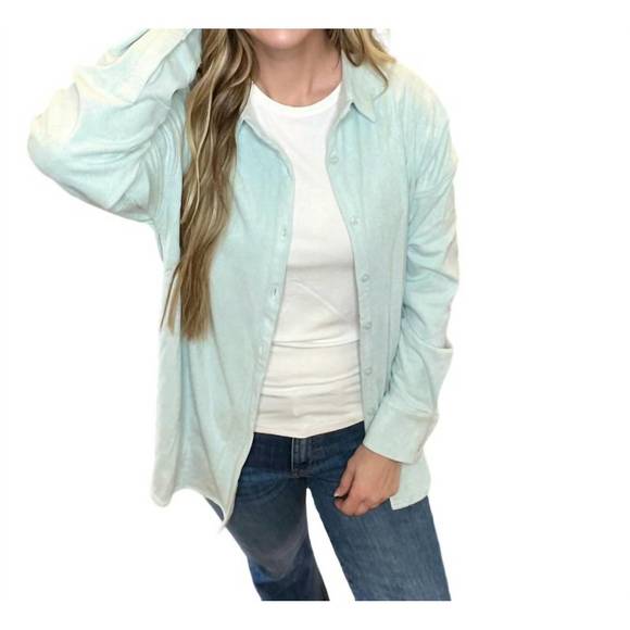 easel | Jackets & Coats | New Easel Mabel Jacket In Cielo | Poshmark